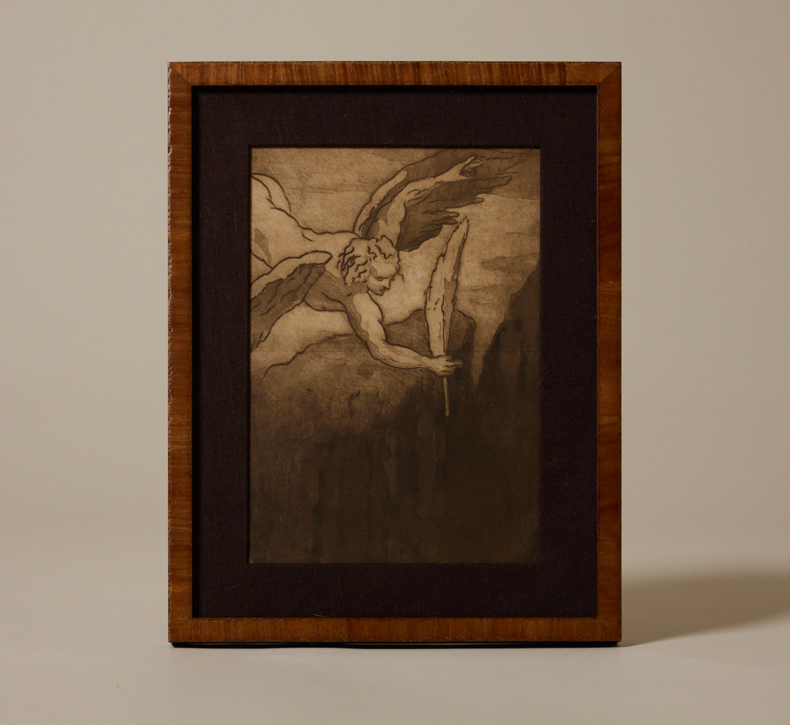 LEDA AND THE SWAN ETCHING BY ÉMILE BERNARD – Pierce & Ward