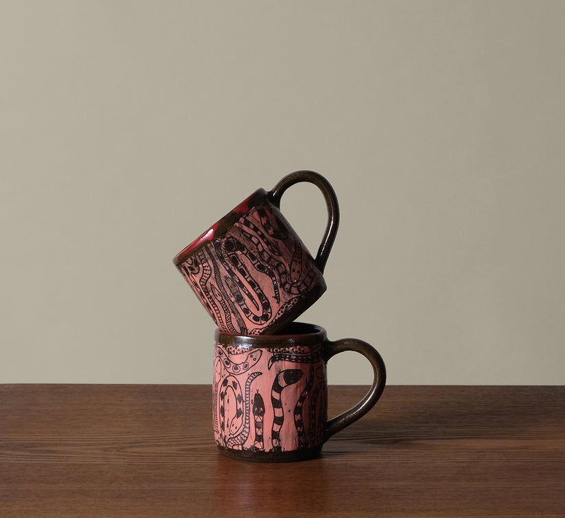 HANDMADE SNAKE MUG – Pierce & Ward