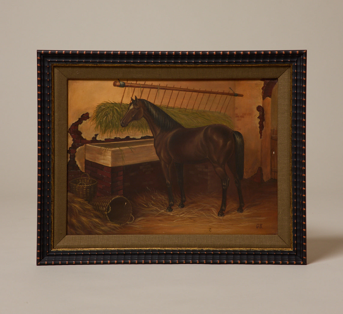 EARLY 20TH CENTURY ITALIAN SCHOOL STABLE STUDY – Pierce & Ward