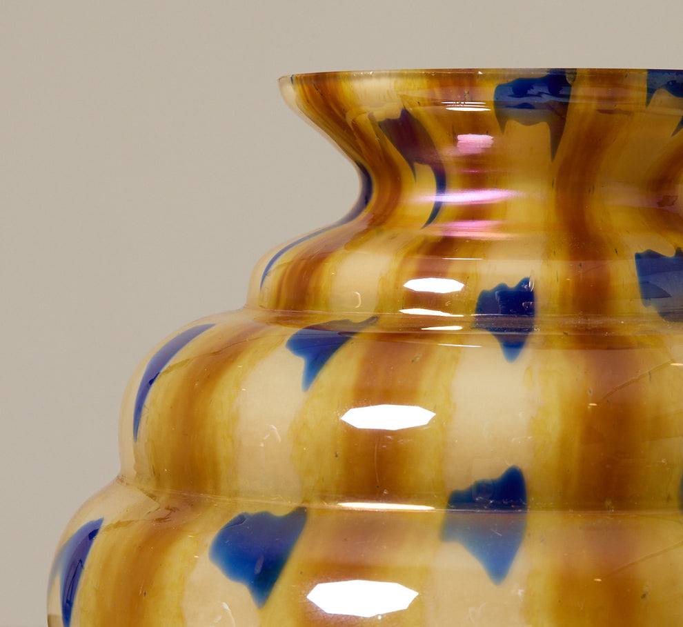 1940S RIBBED SPATTER GLASS VASE – Pierce & Ward