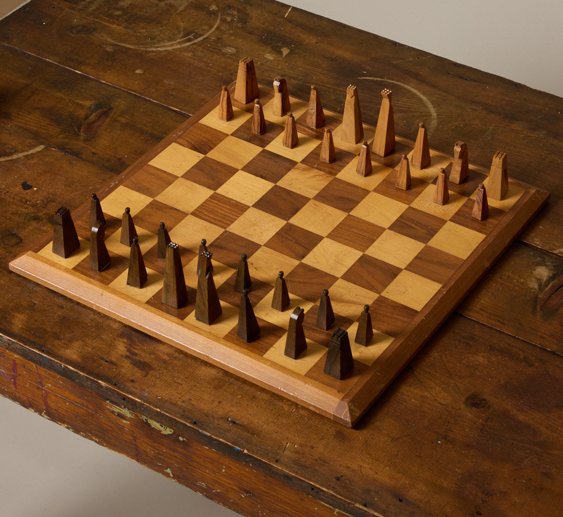 VINTAGE MODERNIST CHESS SET – Pierce & Ward