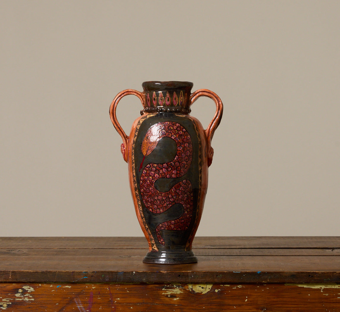 KALEIDOSCOPE SNAKE GRECIAN URN BY TINA CHARAD – Pierce & Ward