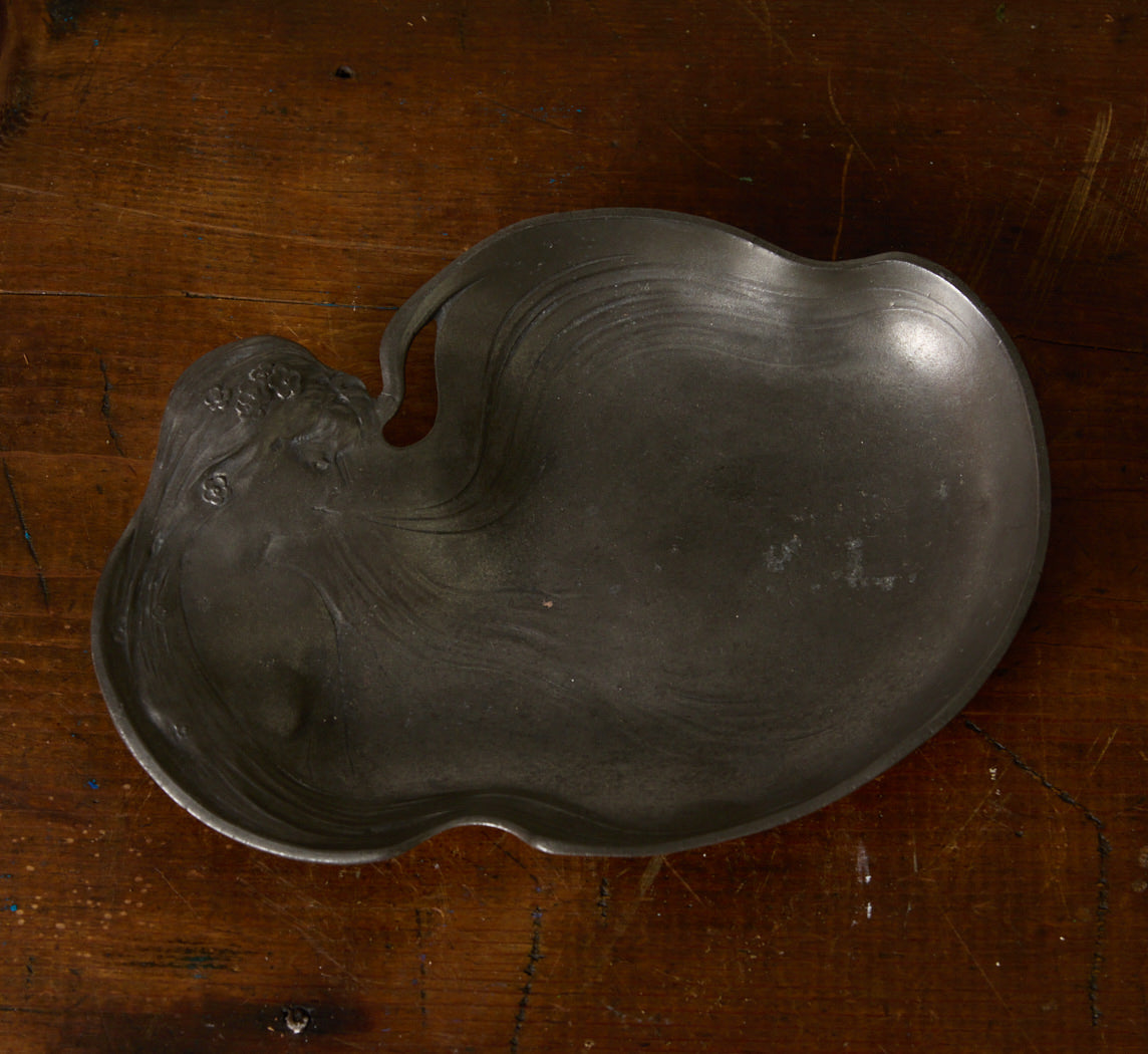 ART NOUVEAU VINTAGE PEWTER DISH – Pierce & Ward