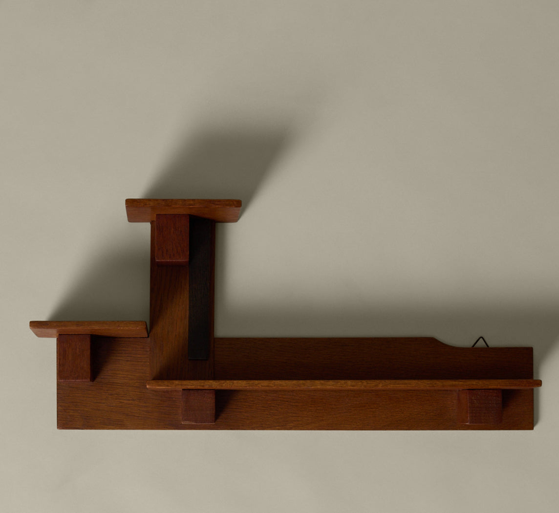 1930S DUTCH ART DECO OAK WALL SHELF – Pierce & Ward