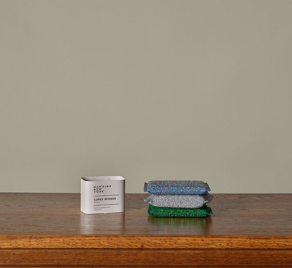 METALLIC SPONGES IN BLUE, GREEN AND SILVER – Pierce & Ward